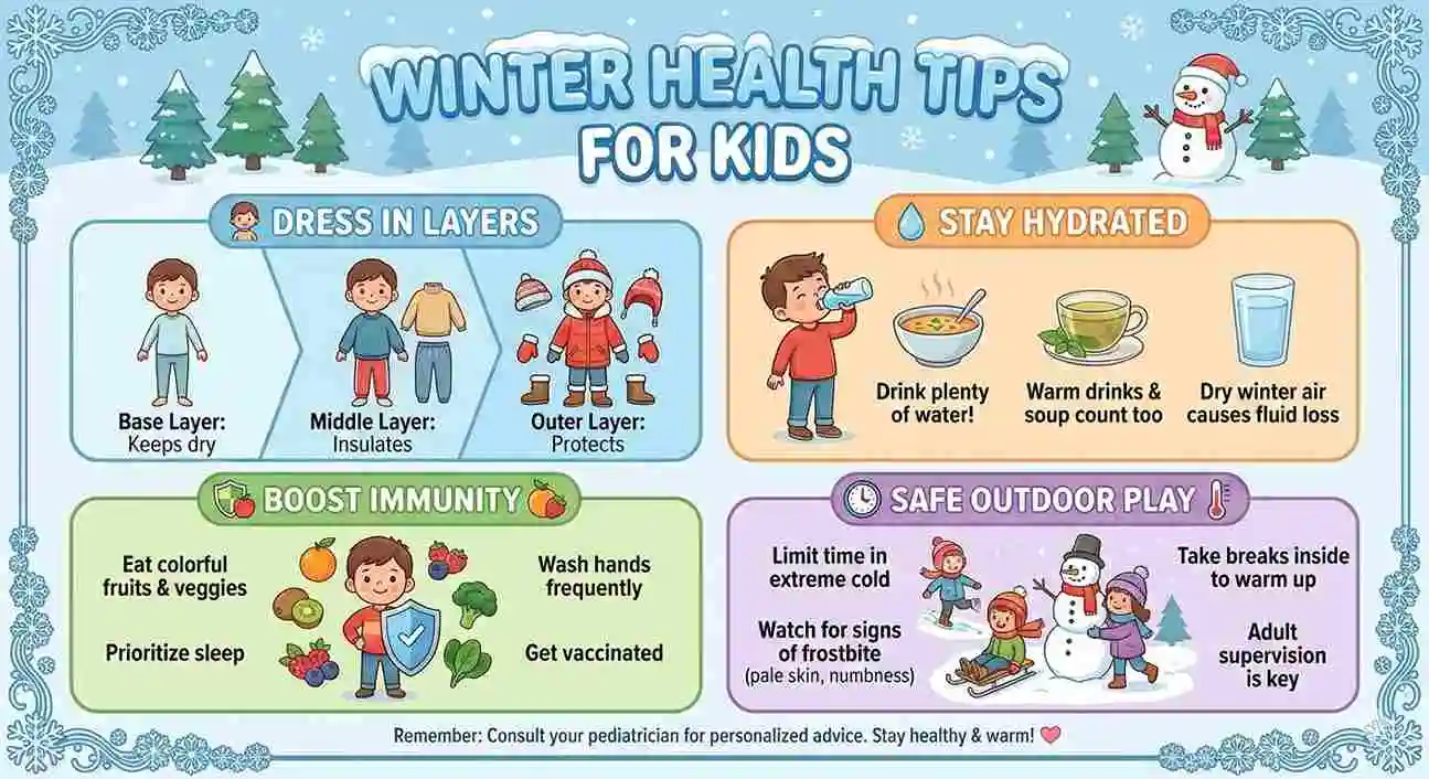 7 Best Winter Health Tips for Kids to Stay Safe and Warm